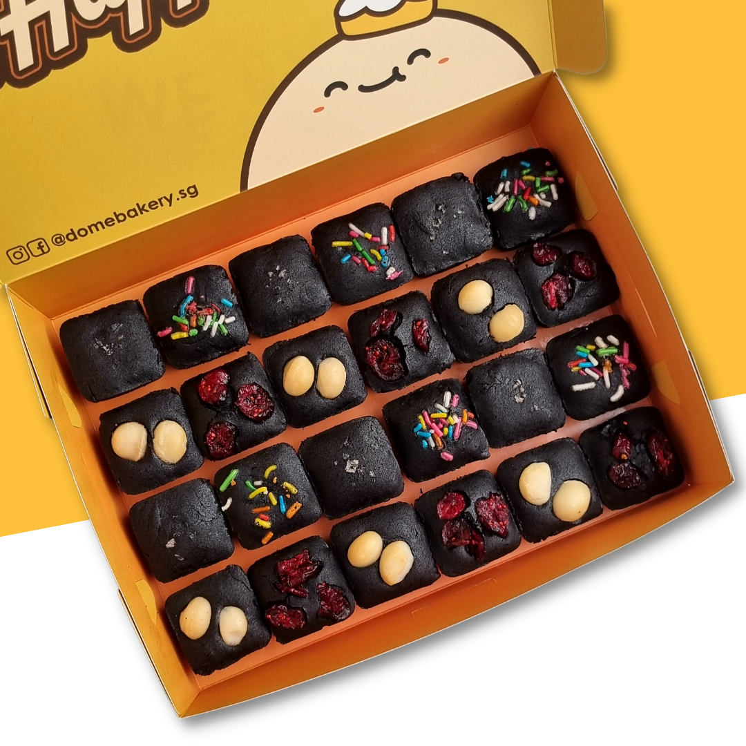 Mini Fudgy Brownies - Box of 24 with 6 Flavours [Party & Catering ...